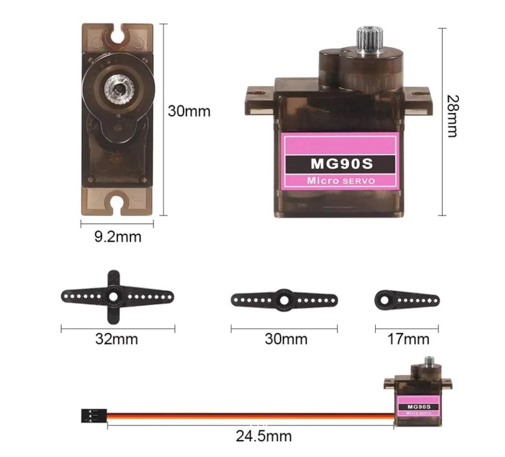 MG90S Servo Motor: Teknik Özellikler ve Uygulama Alanları